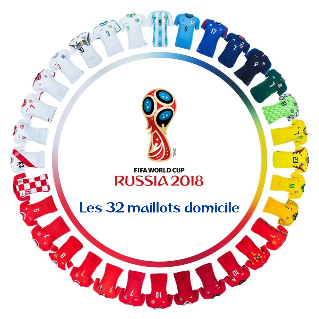 La couleur du maillot vainqueur de la coupe du monde 2018 - Maillots ...